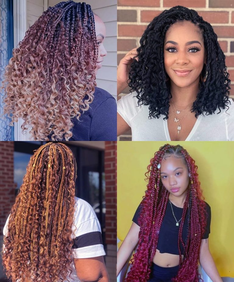 45+ Stunning Bohemian Braids & Boho Box Braids Hairstyles 2025 - Curly ...