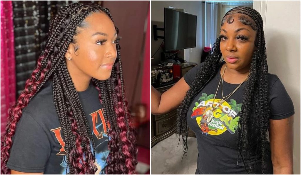 45+ Stunning Bohemian Braids & Boho Box Braids Hairstyles 2025 - Curly ...