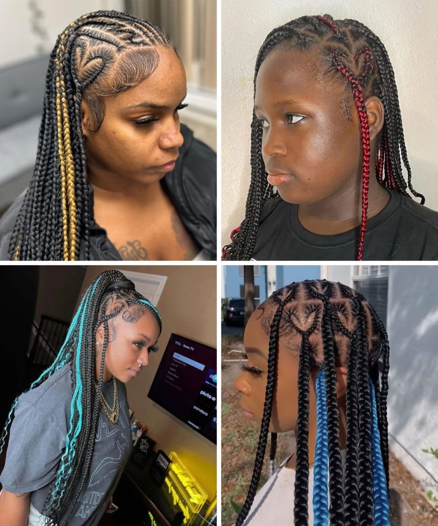 50+ Peekaboo Braids Ideas: Ultimate 2025 Style Guide - Curly Craze