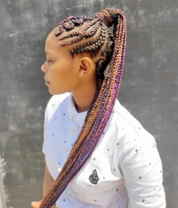 80+ Best Cornrow Ponytail Styles for 2025 - Easy Tutorials & Ideas ...