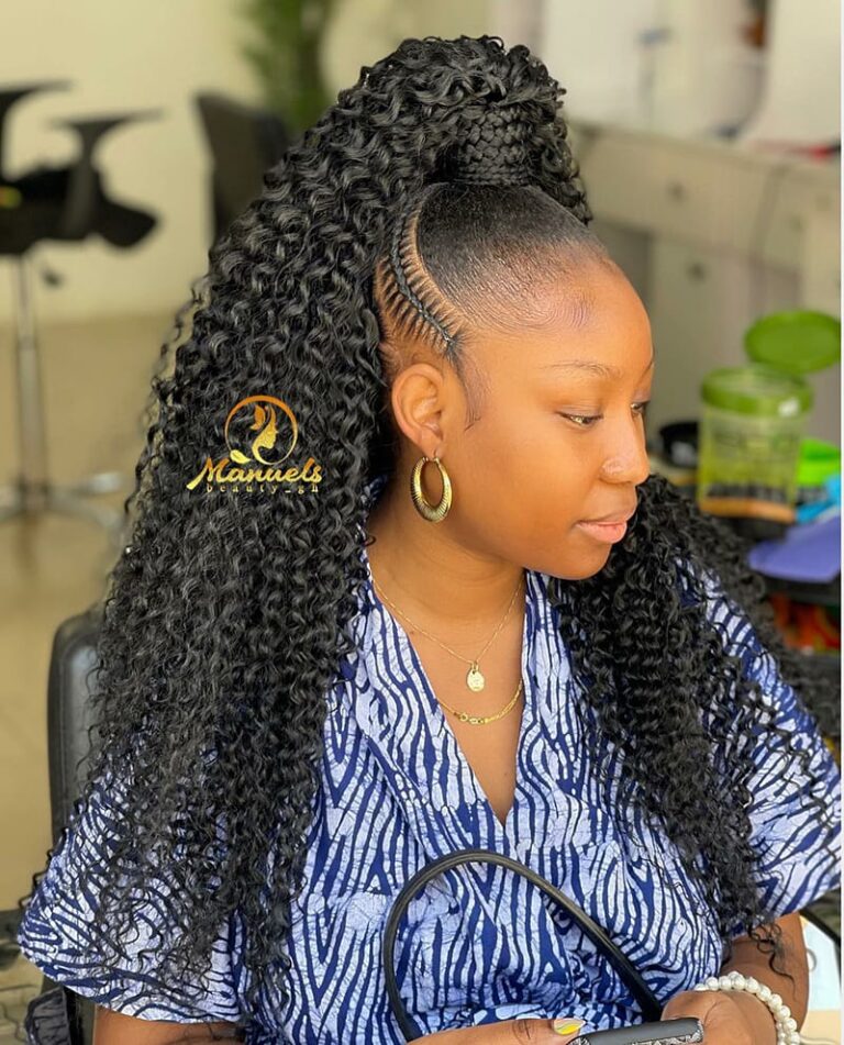 Cornrow Ponytail Hairstyles: 80+ New & Trendy Styles - Curly Craze