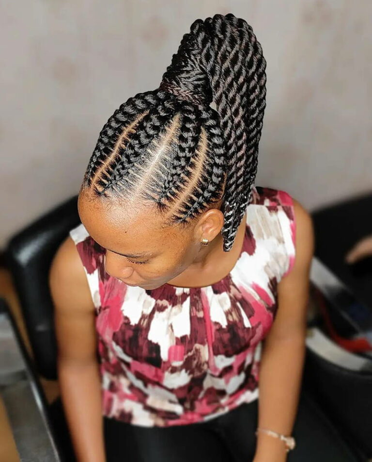 80+ Best Cornrow Ponytail Styles for 2025 - Easy Tutorials & Ideas ...
