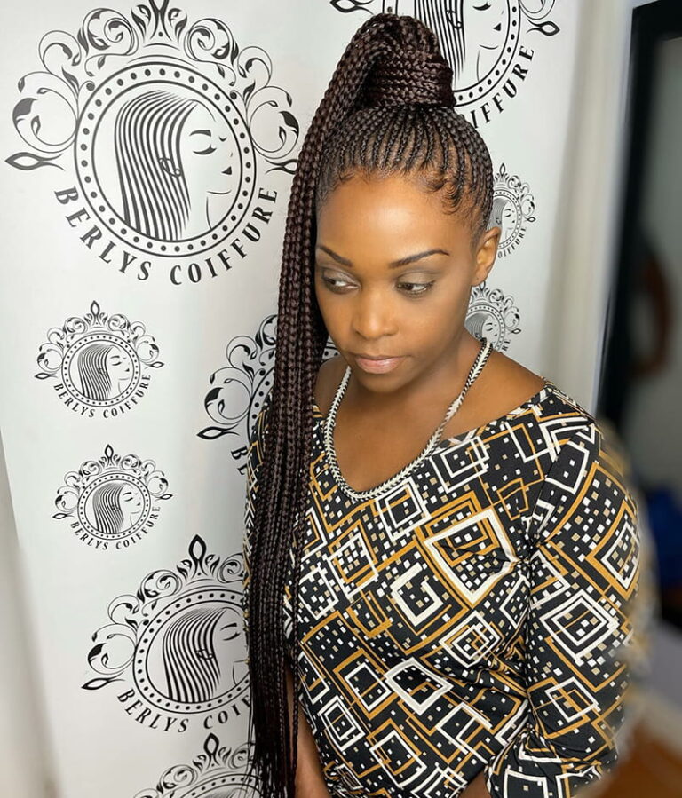 80+ Best Cornrow Ponytail Styles for 2025 - Easy Tutorials & Ideas ...