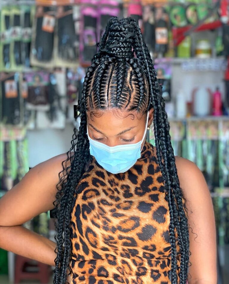 80+ Best Cornrow Ponytail Styles for 2025 - Easy Tutorials & Ideas ...