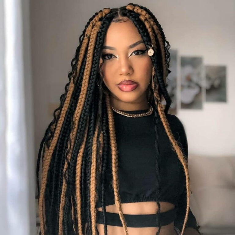 120+ Big Box Braids Ideas: Protective Styles, Colors & Care - Curly Craze