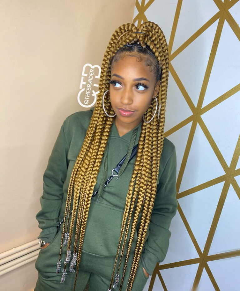120+ Big Box Braids Ideas: Protective Styles, Colors & Care - Curly Craze