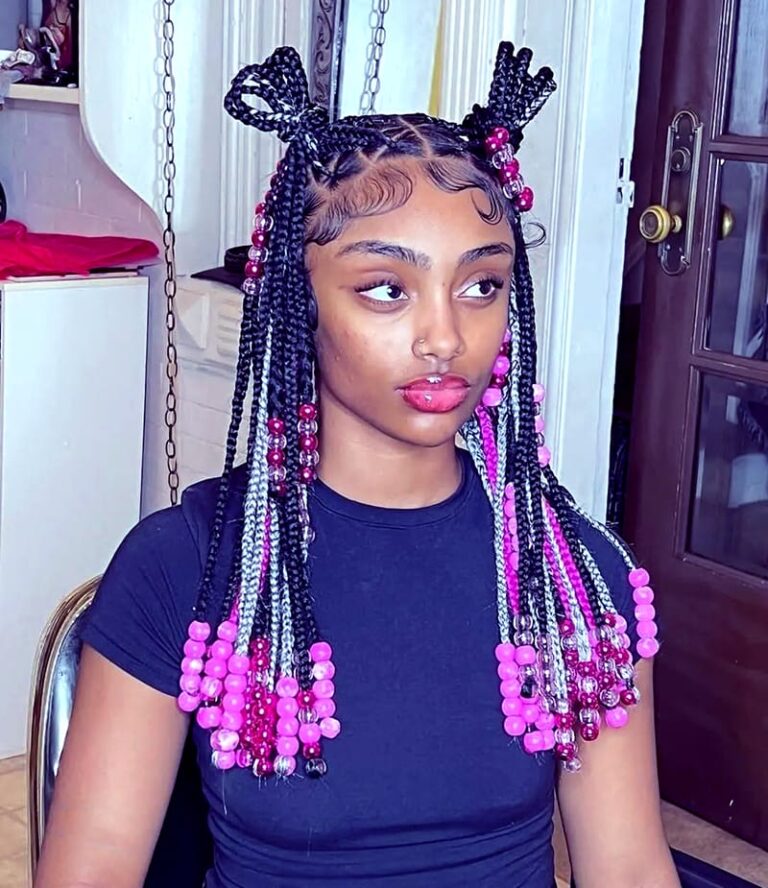 Braids with Beads Hairstyles: 70+ Styles, Bead Types & Care - Curly Craze