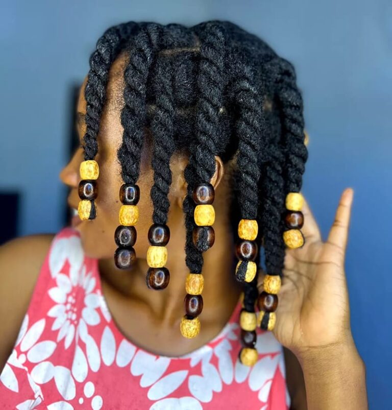 Braids with Beads Hairstyles: 70+ Styles, Bead Types & Care - Curly Craze