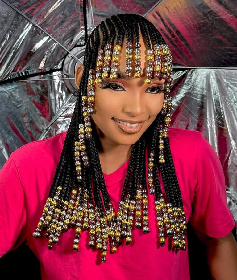 Braids with Beads Hairstyles: 70+ Styles, Bead Types & Care - Curly Craze